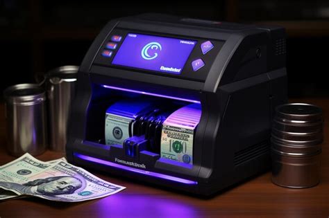 Uv Light Used In Counterfeit Currency Detection Premium Ai Generated