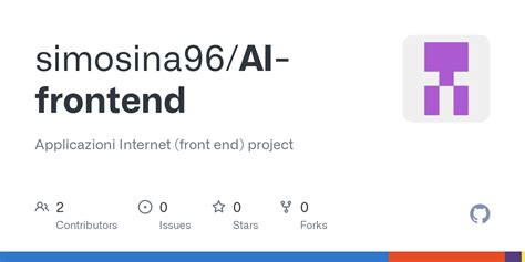 GitHub Simosina AI Frontend Applicazioni Internet Front End Project