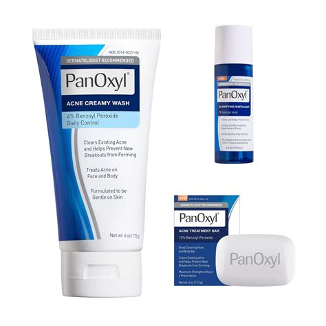 Panoxyl Acne Foaming Wash Benzoyl Peroxide 10 Clarifying Exfoliant With 2 Salicylic Acid