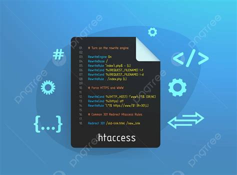 Directory Access And Url Redirection Through Htaccess File Vector Web