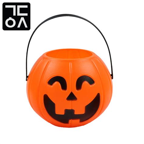 간단 호박 사탕 바구니 대형 잭오랜턴 만들기 캠핑 텐트 테이블 할로윈데이 꾸미기 어린이집 추억의 문방구