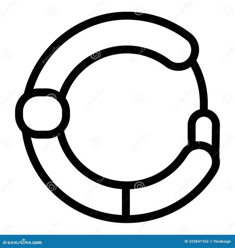 Circular Progress Bar Showing Percentage Of Completion Stock Vector
