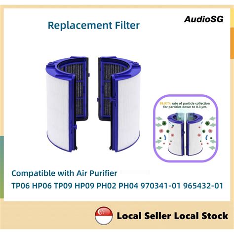 Air Purifier Hepa And Carbon Filter For Dysn Tp06 Hp06 Tp09 Hp09ph02