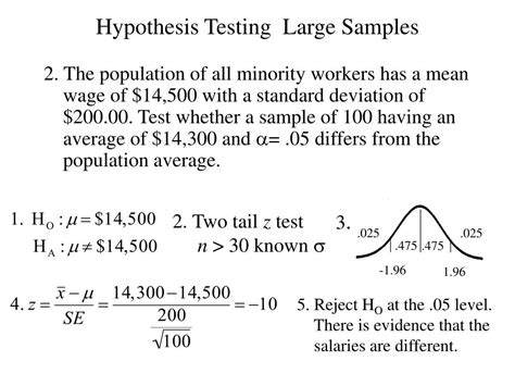 Ppt Hypothesis Testing Large Samples Powerpoint Presentation Free Download Id5850842