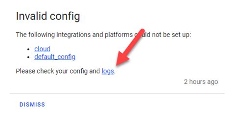 ha entities not loading cloud option missing configuration home