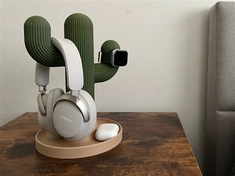 Soporte Para Auriculares Con Forma De Cactus Modelo De Impresión 3d