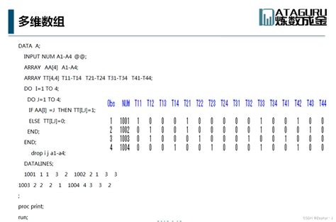 Sas学习3（对数据的简单处理、条件、循环语句、数组、datasets过程）sas把几行合并一行 Csdn博客