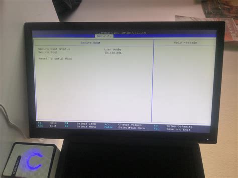 Cant Activate Secure Boot Rpcbuild