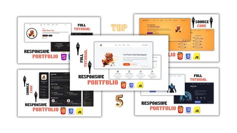 Master Frontend Web Development With 5 Real World Portfolios Using Html Css And Javascript Youtube