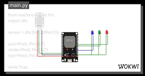 Esp32 Python Dth22 Wokwi Esp32 Stm32 Arduino Simulator