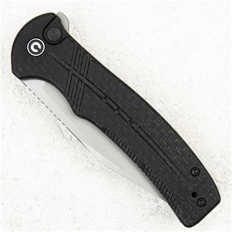 Нож Civivi Cogent 14c28n Silver Micarta Black Button Lock C20038d 7