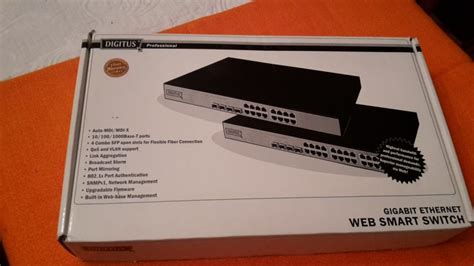 DIGITUS Professional Gigabit Ethernet Web Smart Port Switch