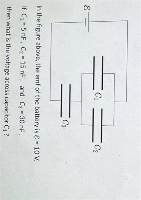Solved In The Figure Above The Emf Of The Battery Is ε 10