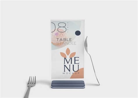 Free Table Banner Mockup
