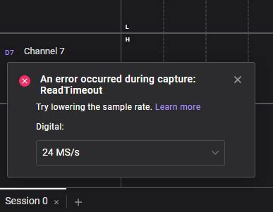 Saleae Logic 出現 Read Timeout 問題 CasparTings Blog