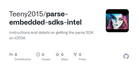 Github Teeny2015parse Embedded Sdks Intel Instructions And Details On Getting The Parse Sdk