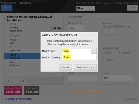 Red Hat Enterprise Linux Rhel 8 Installation Steps With Screenshots