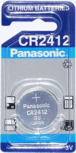 CR2412 Panasonic CR 2412 3V coin cell