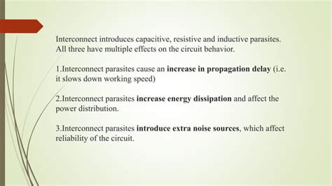 interconnect timing model pptx computer networking computing
