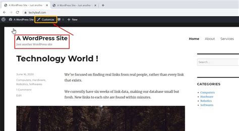 How To Change Site Title And Tagline In WordPress