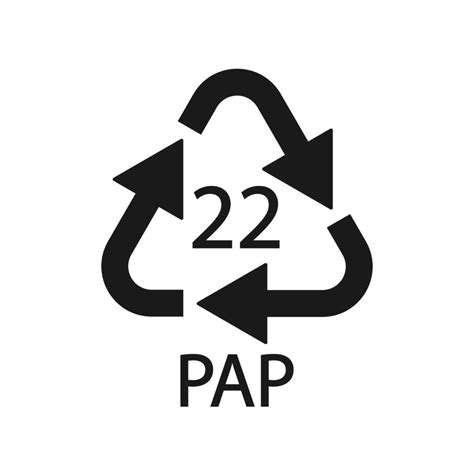 Paper Recycling Symbol Pap 22 Vector Illustration 4922354 Vector Art