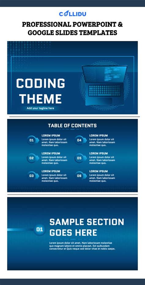 Free Coding Theme Ppt Template
