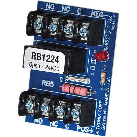 Altronix Rb1224 12 24 Vdc Relay Module Rb1224 Bandh Photo Video