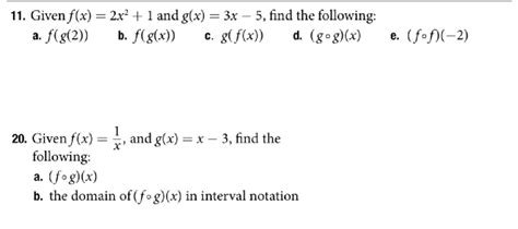 Can You Help Me With Problem 11 And 20 Chegg Com