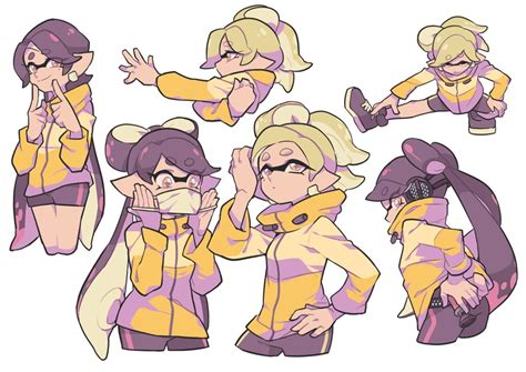 Callie And Marie Splatoon Drawn By Gomipomi Danbooru