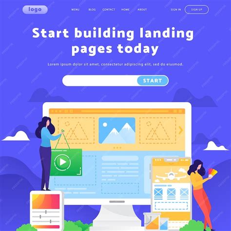 premium vector vector web site design template female development