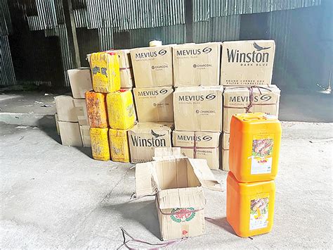 တရားမဝင် သစ်မျိုးစုံ၊ စက်သုံးဆီများ၊ စားသောက်ကုန်ပစ္စည်းများ၊ လုပ်ငန်းသုံး ပစ္စည်းများ