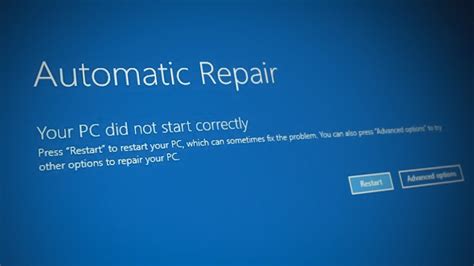 Fix Automatic Repair Your Pc Did Not Start Correctly