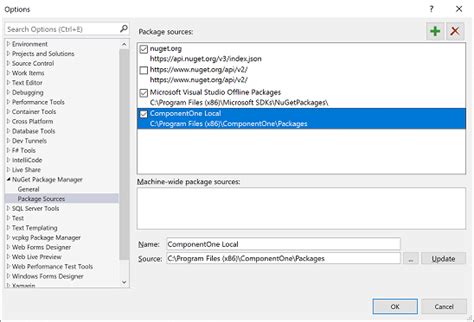 Adding NuGet Packages To Your App ASP NET MVC Controls ComponentOne
