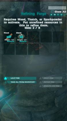 Crafting Using The Refining Forge - Ark Survival Evolved