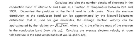 solved calculate and plot the number density of electrons in the