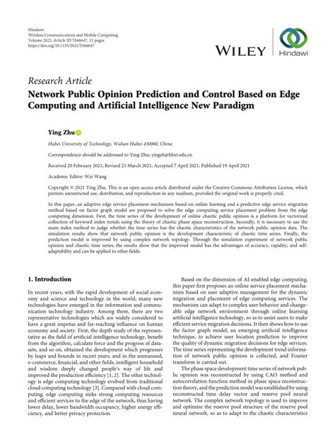 Pdf Network Public Opinion Prediction And Control Based On Edge