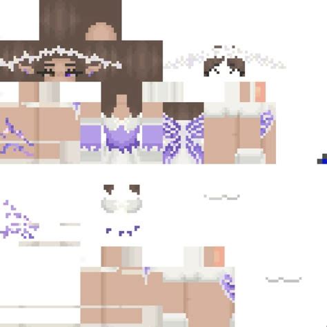 Minecraft Girl Skins Aesthetic Layout