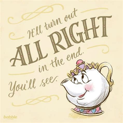 Mrs Potts Cogsworth Quotes Mrs Potts Quotes Chip Quotes Beauty And