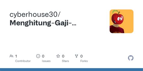 GitHub Cyberhouse Menghitung Gaji Karyawan