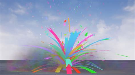 UE4 Niagara Party Ribbon Effect Part.2 - Tutorial - YouTube