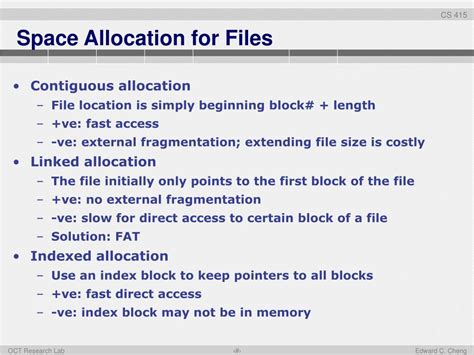 Ppt Cs 415 Operating Systems Principles File System Implementation Powerpoint Presentation