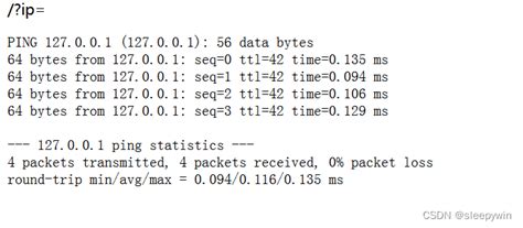 Web： Gxyctf2019 Ping Ping Pingctf Ping获取flag Csdn博客
