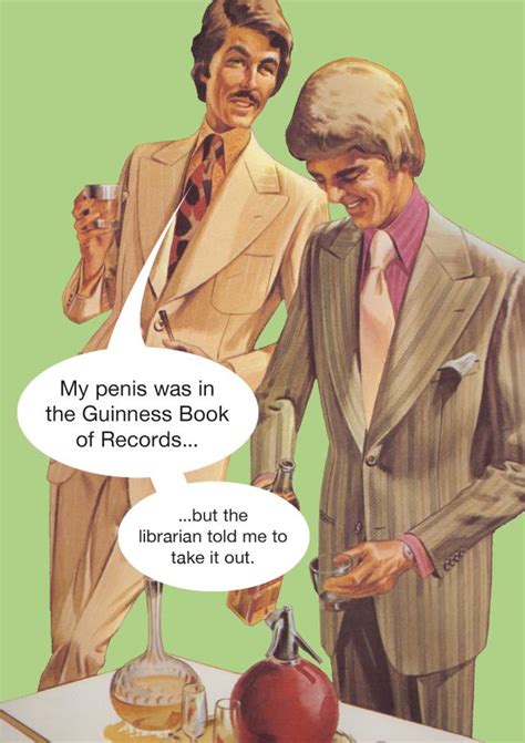 Rude Card Retro Vintage Penis Joke Thortful