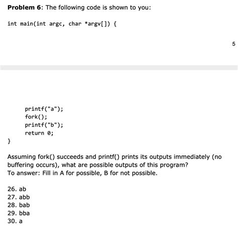 Solved Problem The Following Code Is Shown To You Int Chegg