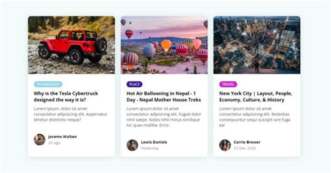 Top CSS Blog Card Design Templates