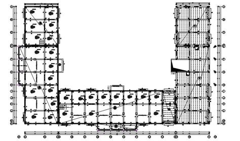 2d Design Of Structural Coffrage Design Plan Drawing And Their All Section In Autocad Dwg File