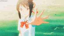 Mitsuha Miyamizu Sayaka Natori GIF Mitsuha Miyamizu Sayaka Natori
