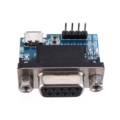 Rs232 To Ttl Serial Converter Module Db9 Connector Max3232 Serial Modu Electronic Pro