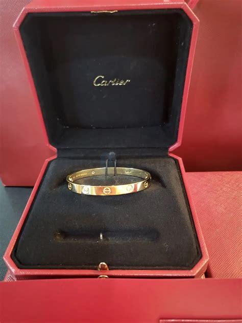 까르띠에 다이아몬드 러브 브레슬릿