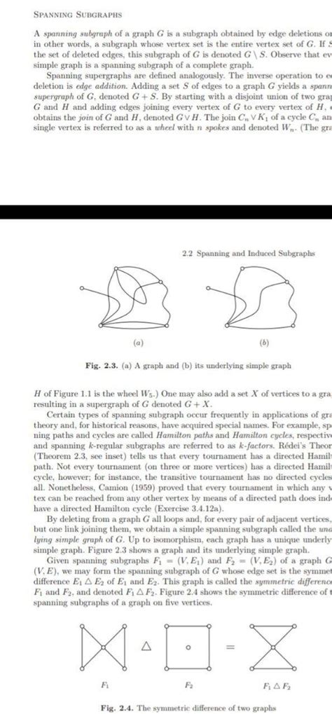 solved spanning subgraphs a spanning subgraph of a graph g